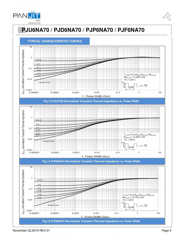 PANJIT PJD6NA70 datasheet page 5