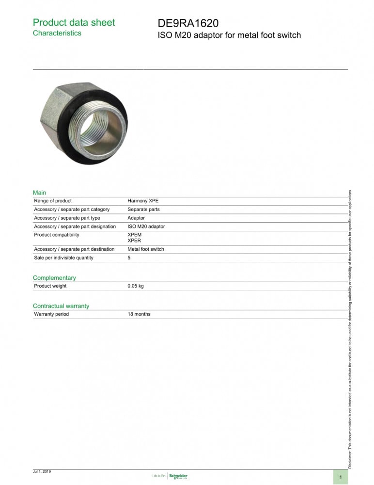 DE9RA1620 technical document image