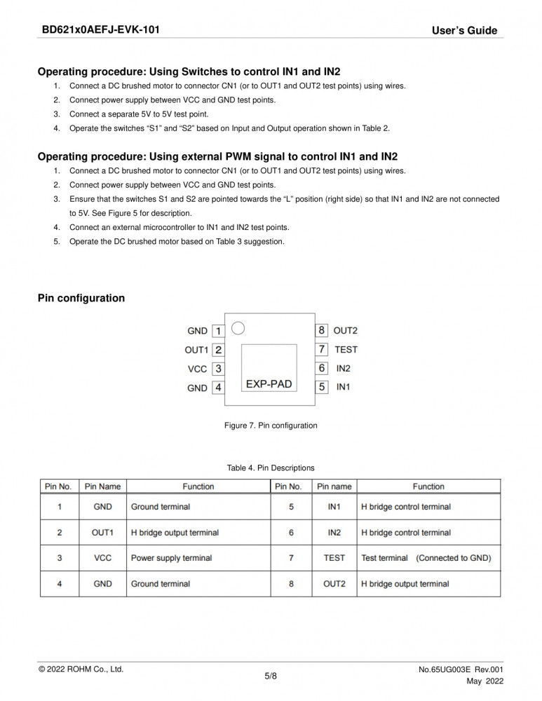 BD62110AEFJ-EVK-101 document page 5