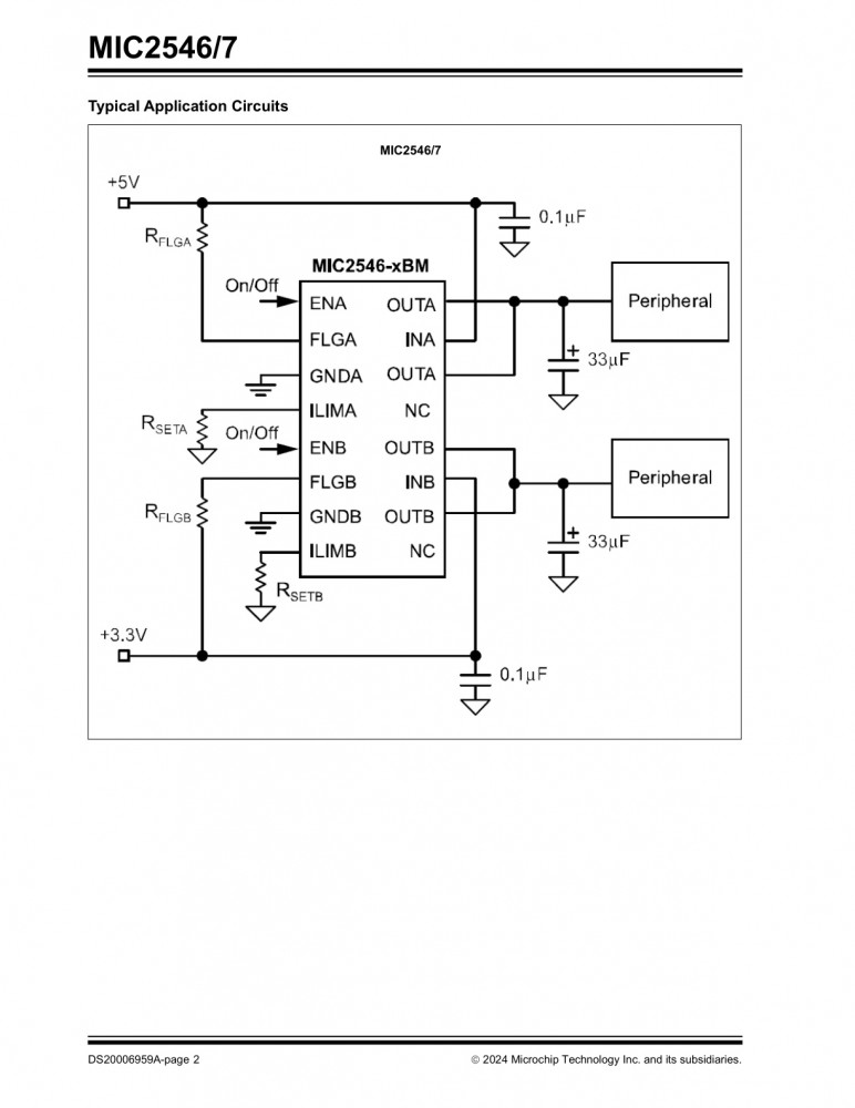 MIC2546 datasheet preview, page 2