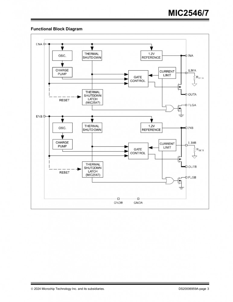MIC2546 datasheet preview, page 3