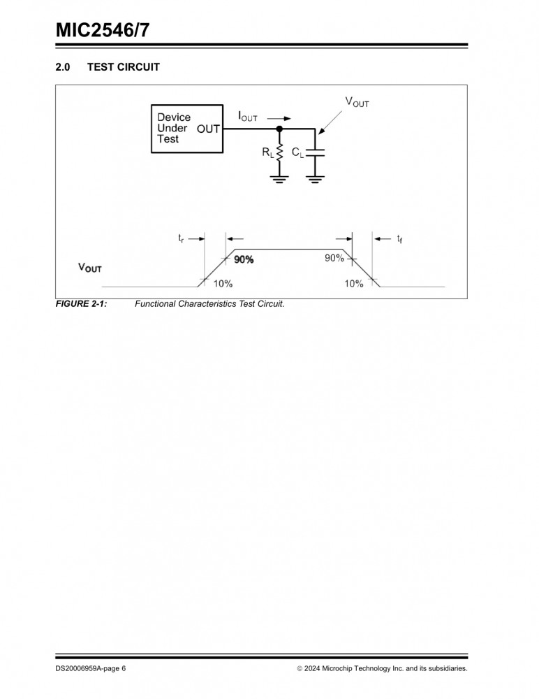 MIC2546 datasheet preview, page 6