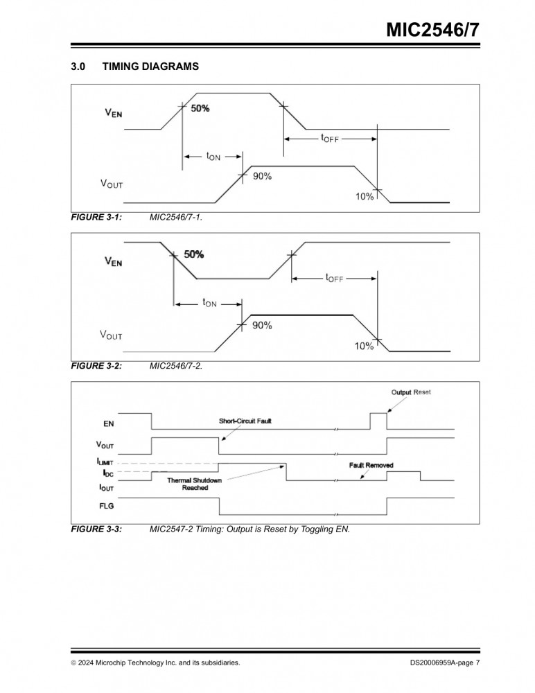 MIC2546 datasheet preview, page 7