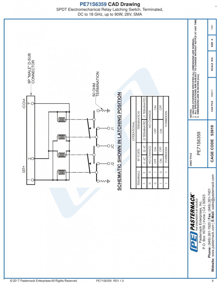 PE71S6359 technical document page 8