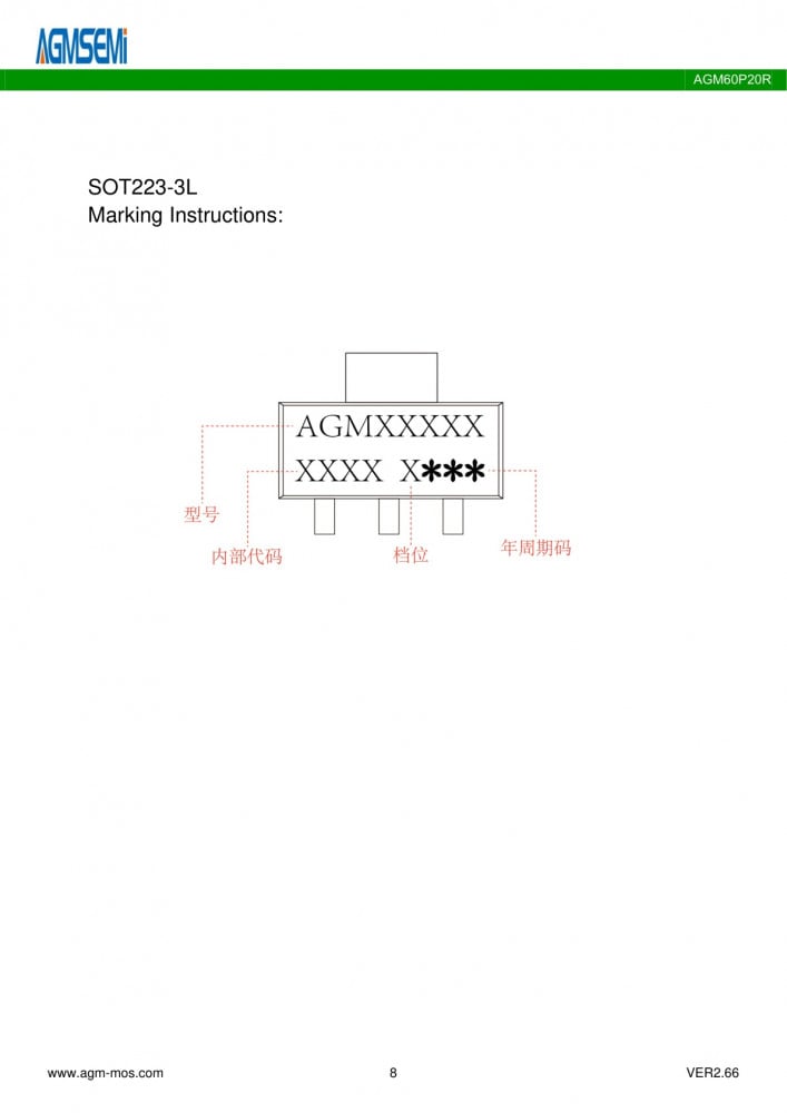 AGM60P20R datasheet page 8