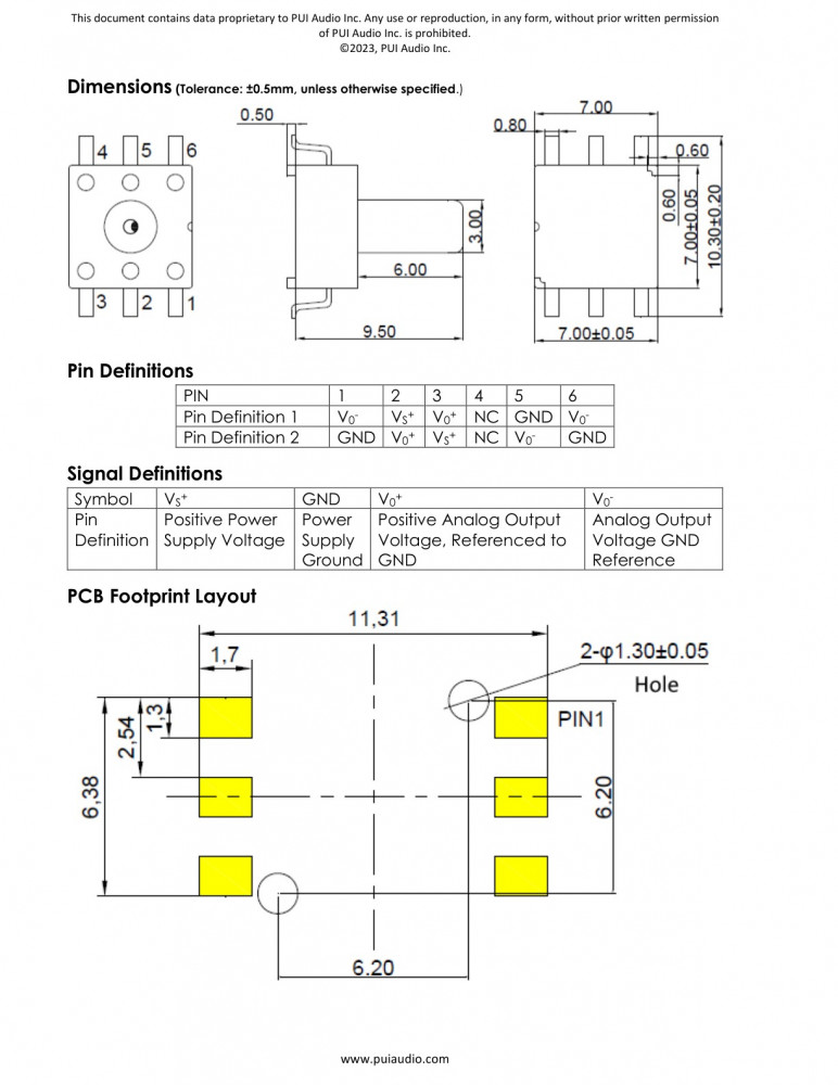 PSA071040 datasheet page 5