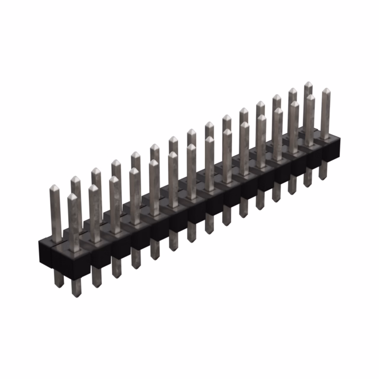 C-Grid Header, 2.54mm Pitch, Through Hole, Dual Row, Vertical, 30 Circuits, 2.54µm Tin (Sn) Plating, Tray Packaging, Lead-Free for sale