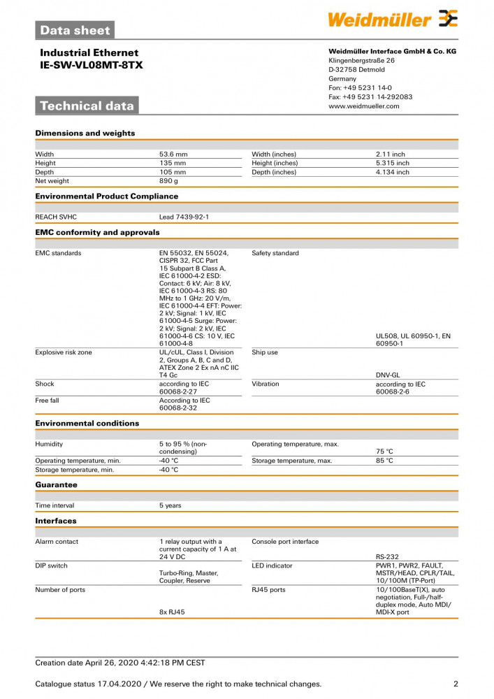 Product technical document image 2