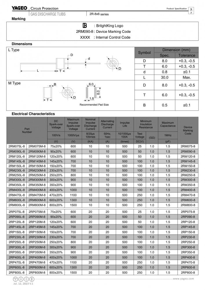 2RM470L-8 datasheet page 3