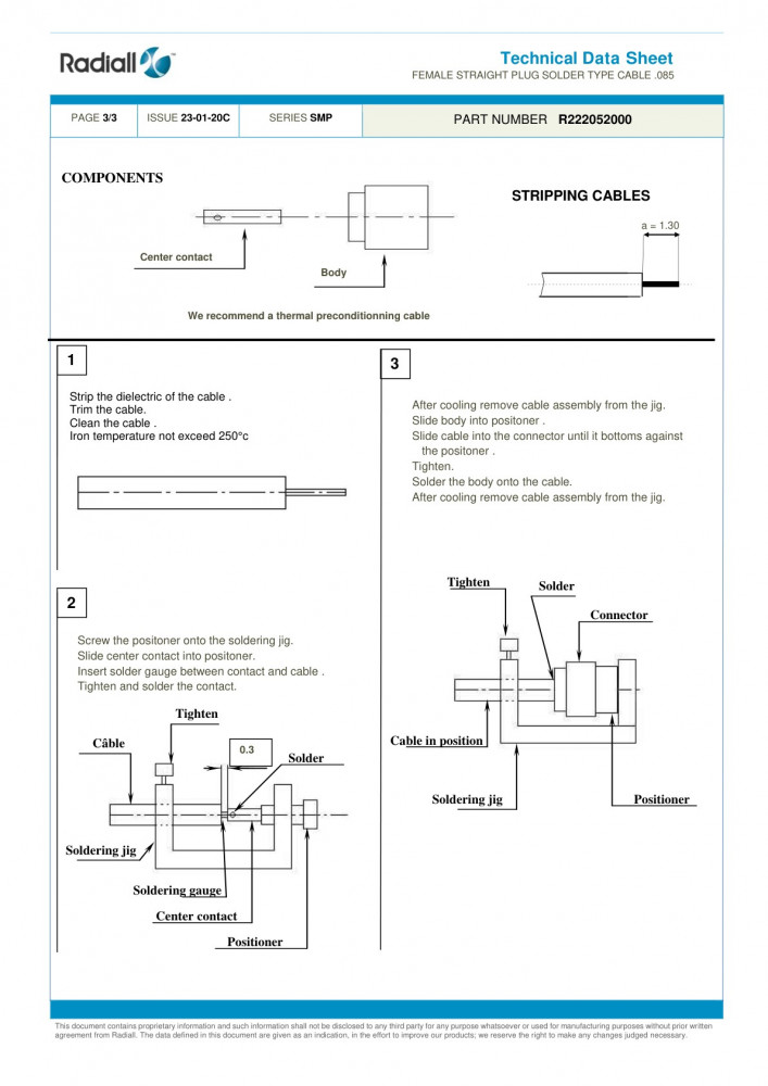 Radiall R222052000 datasheet, page 3