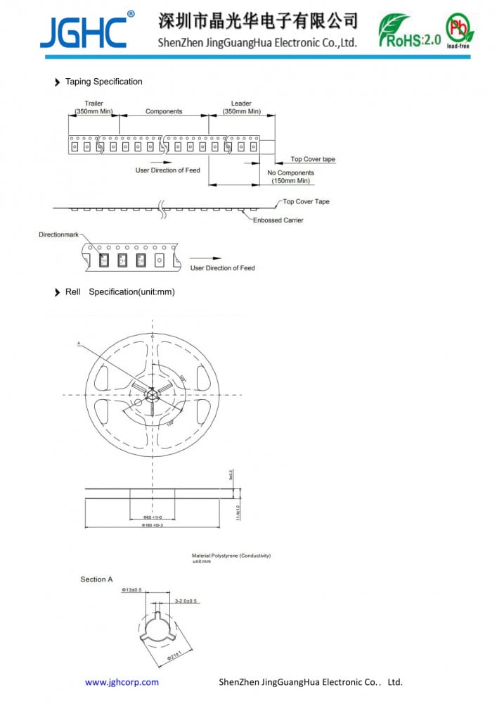 JGHC W3216367100A33Fb specification page 6