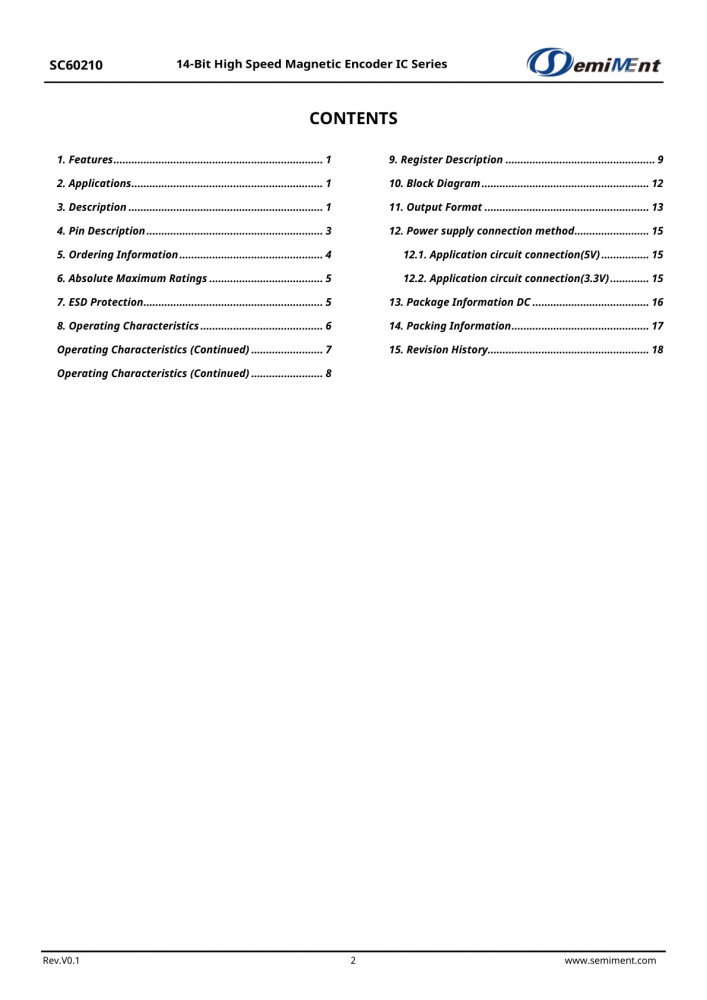 SC60210 technical document page 2