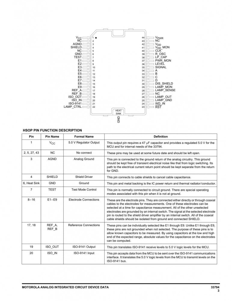MC33794 technical document page 3