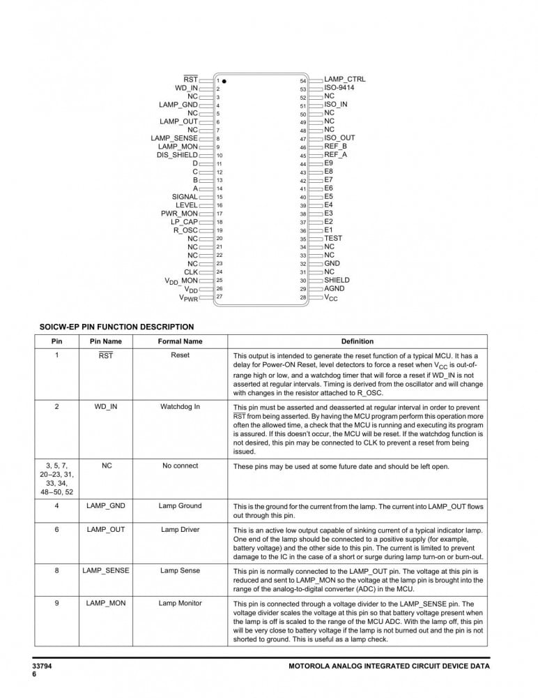 MC33794 technical document page 6