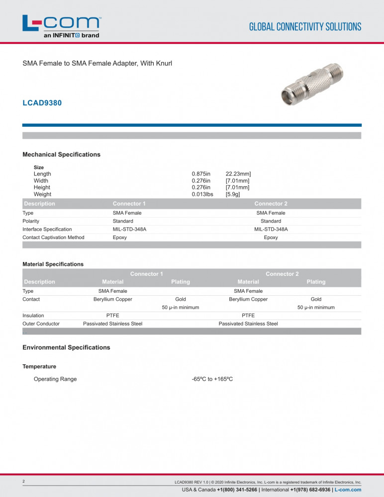 LCAD9380 technical document page 2