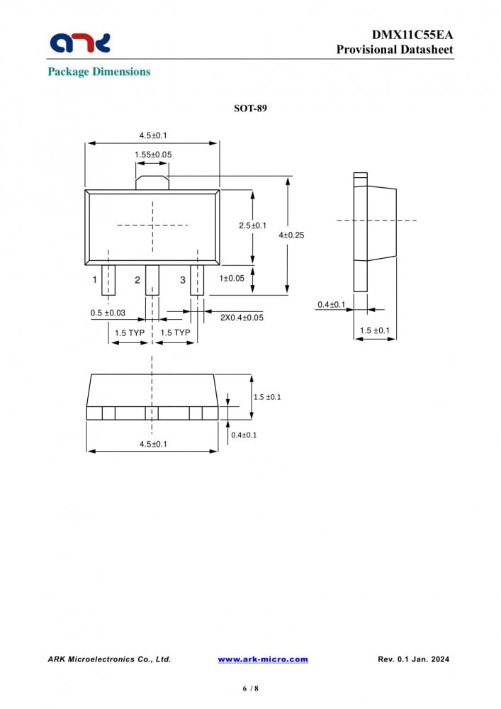 DMX11C55EA datasheet page 6