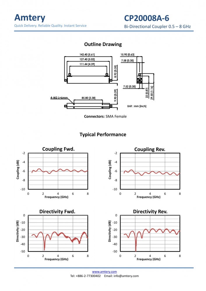CP20008A-6 electrical specifications