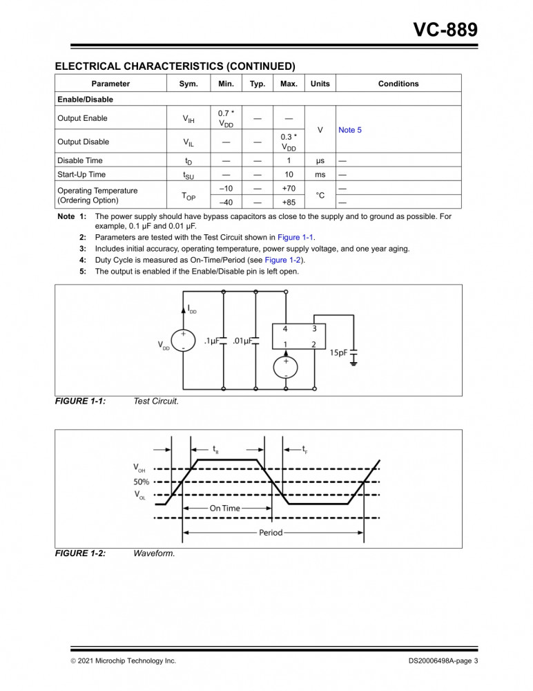 VC-889 datasheet page 3