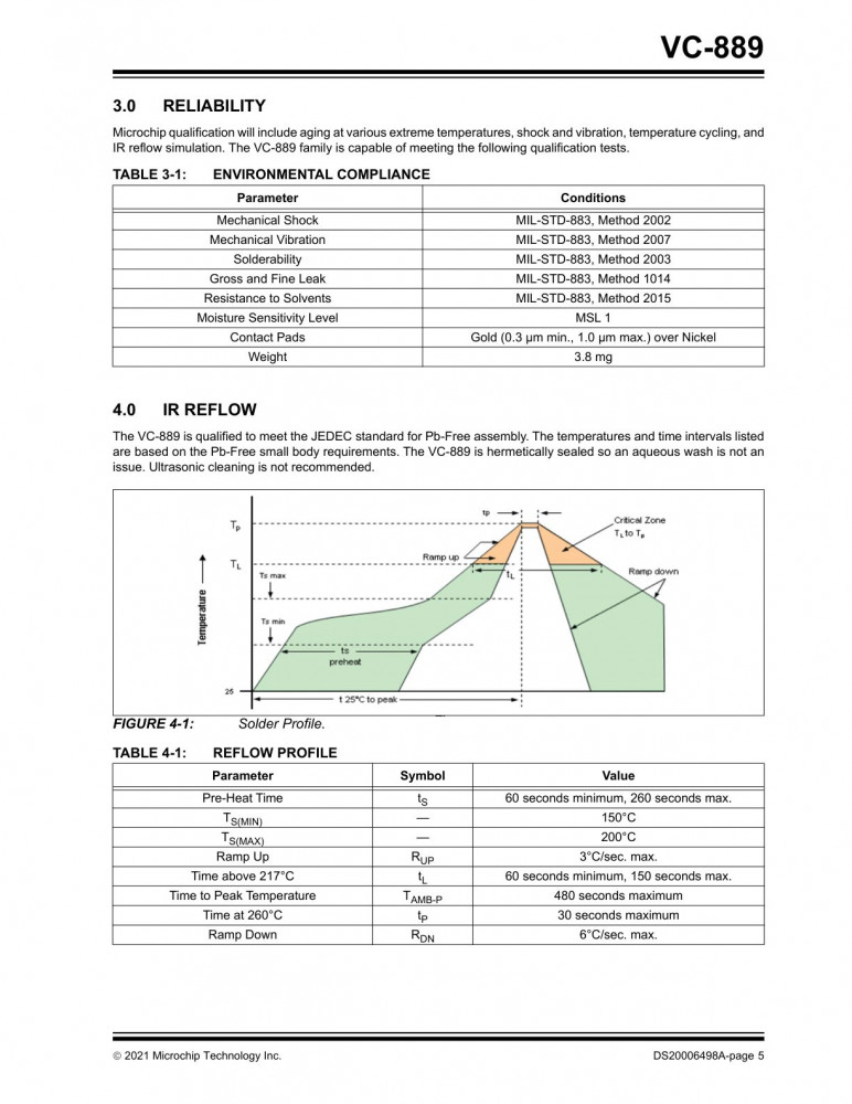 VC-889 datasheet page 5