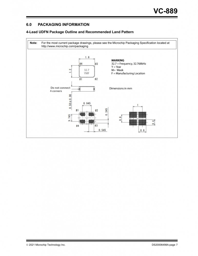 VC-889 datasheet page 7