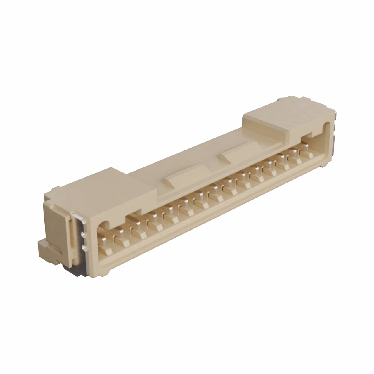Micro-Lock 1.25mm Pitch Single-Row Right-Angle Header, Beige, 15 Circuits for sale