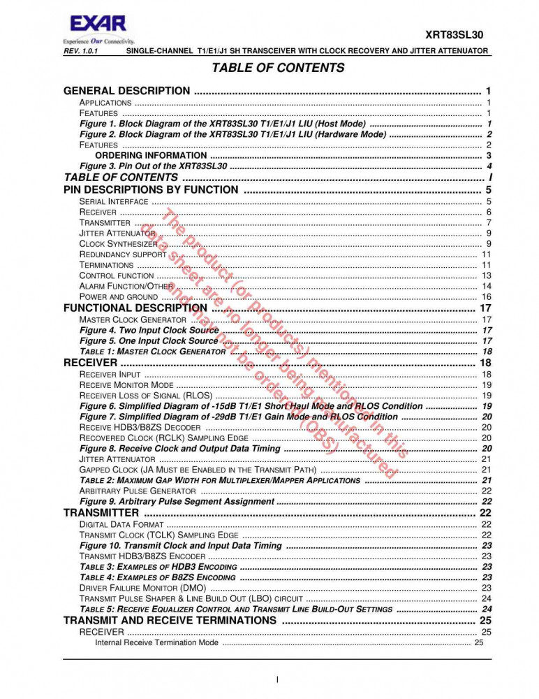 XRT83SL30IV-F datasheet page 5