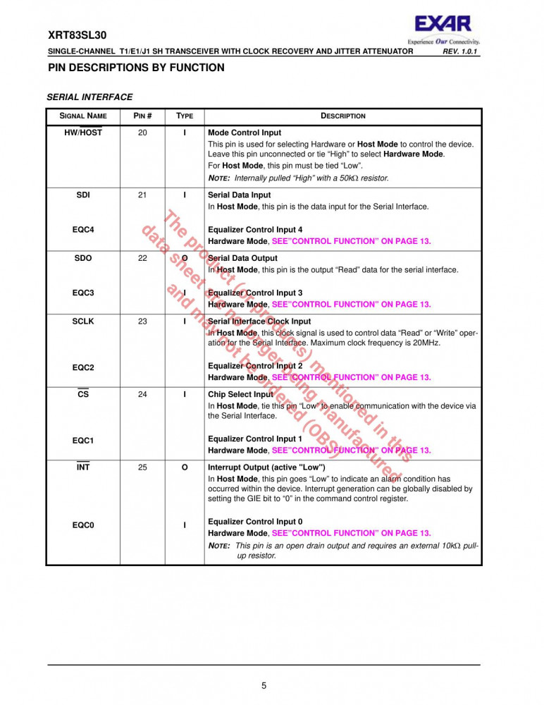 XRT83SL30IV-F datasheet page 8