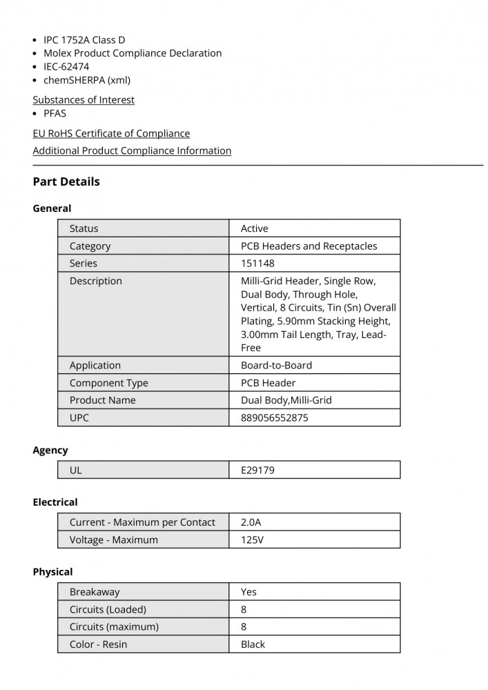 MOLEX 1511480802 product document image 2