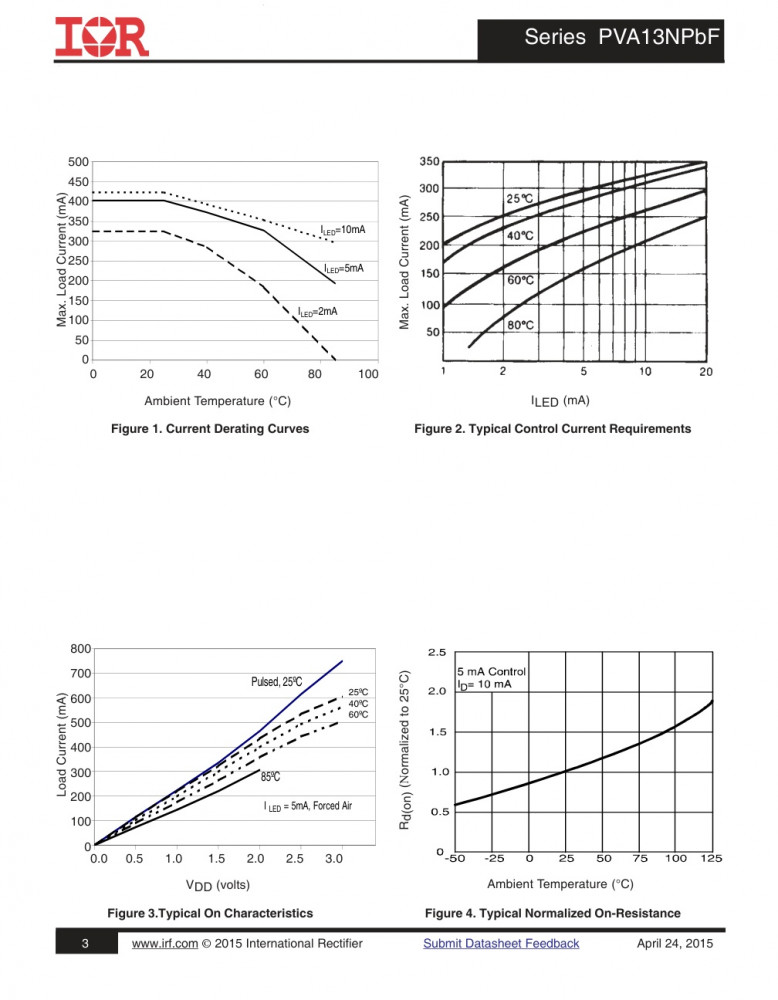PVA1352NSPBF datasheet page 3