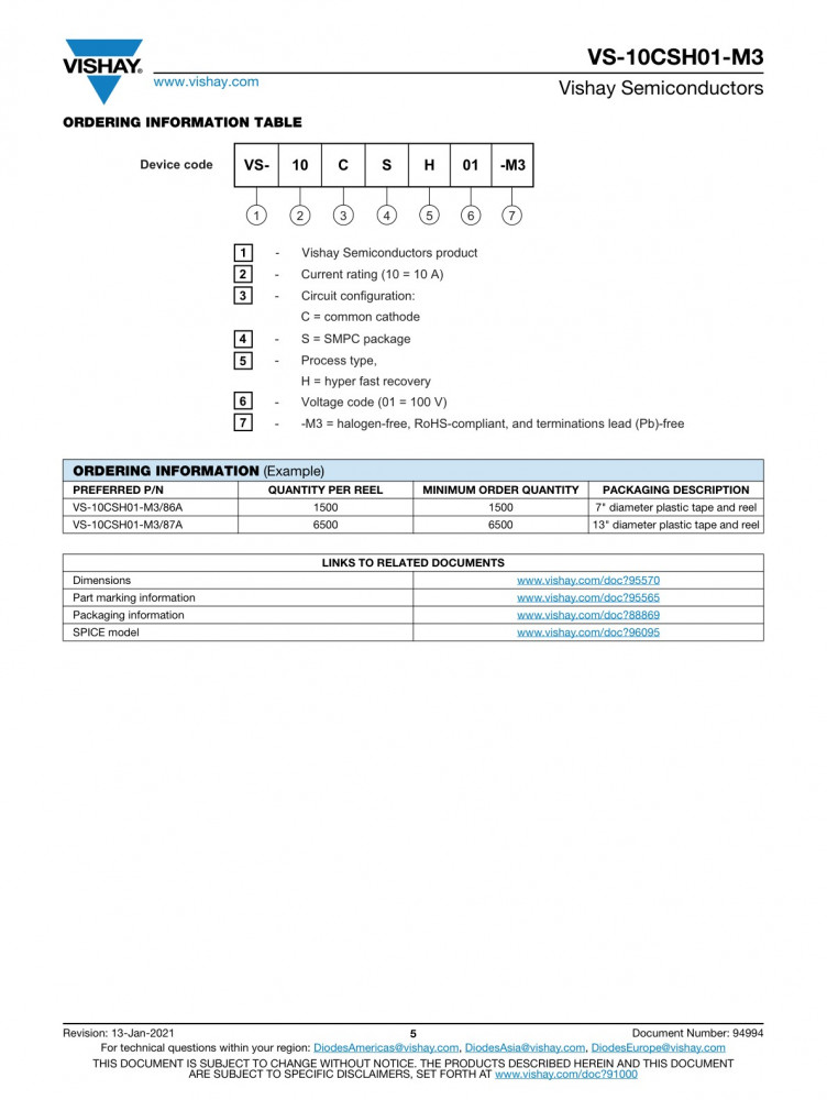 Vishay VS-10CSH01-M3/8 datasheet page 5