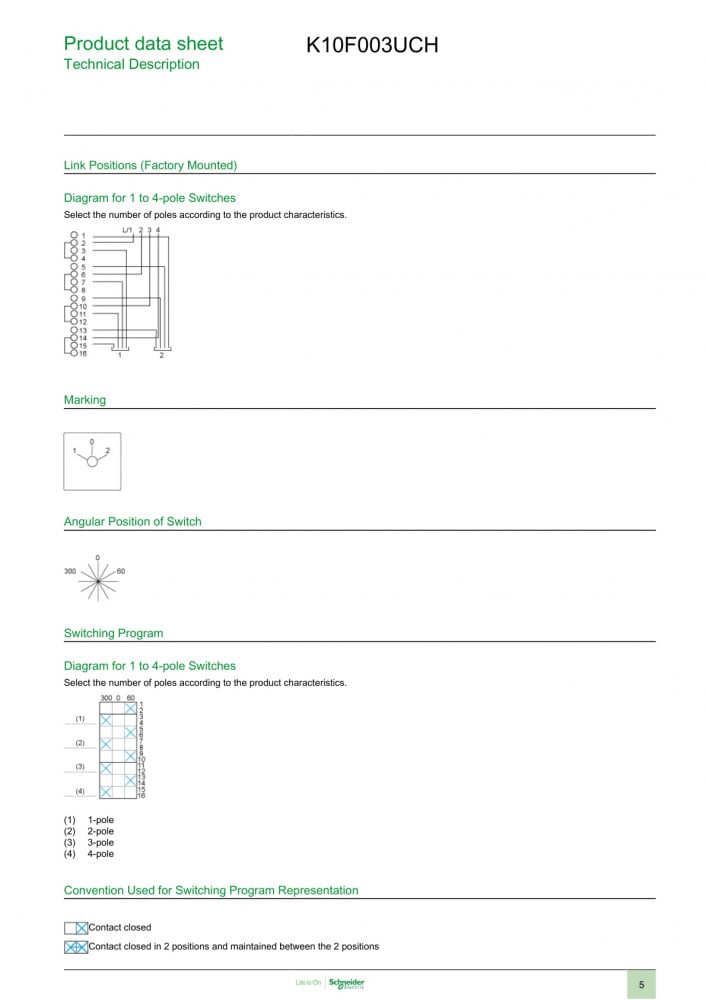 K10F003UCH technical document page 5