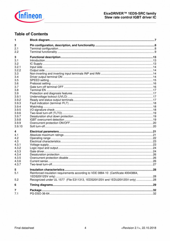 Infineon 1EDU20I12SV datasheet page 4