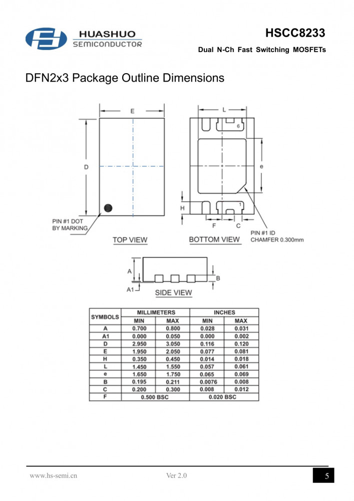 HSCC8233 datasheet page 5