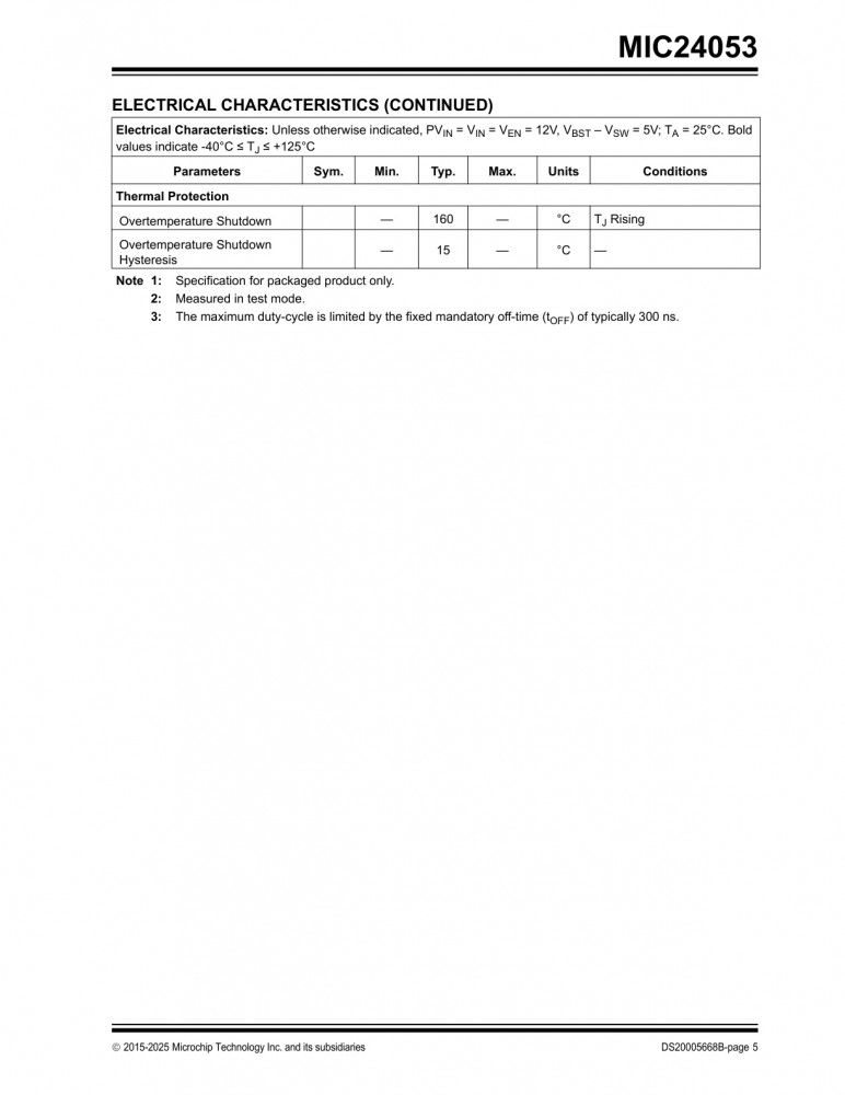 MIC24053 technical document page 5