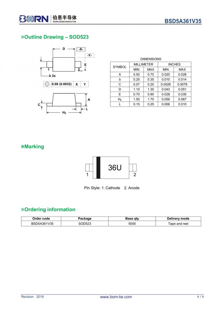 BSD5A361V35 datasheet page 4