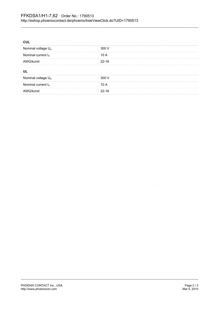 Phoenix Contact 1790513 technical document page 2