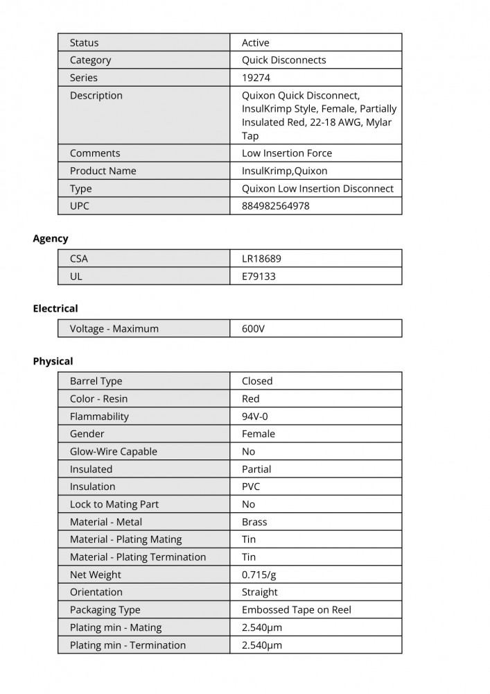 MOLEX 192740003 product document page 2
