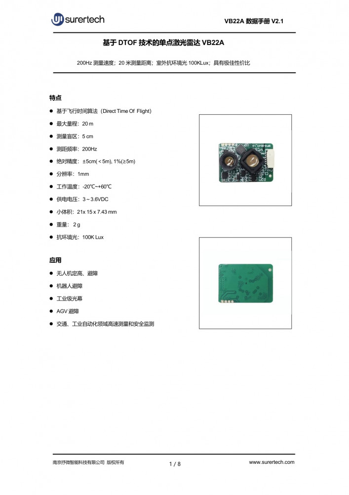 VB22A-I datasheet page 1