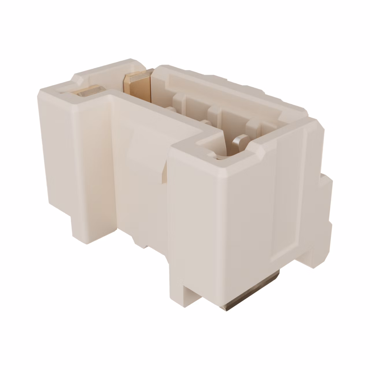 1.50mm Pitch, Micro-Lock Plus PCB Header, Single Row, Right Angle, Surface Mount, Tin-Bismuth Plating, Positive Lock, 3 Circuits, Natural for sale