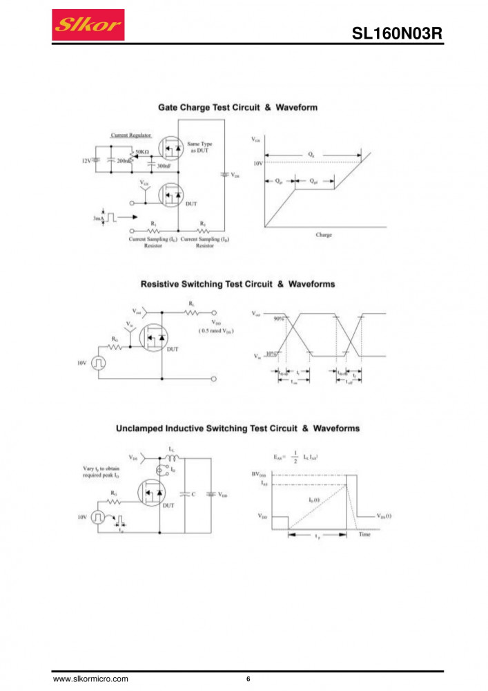 SL160N03R datasheet page 6