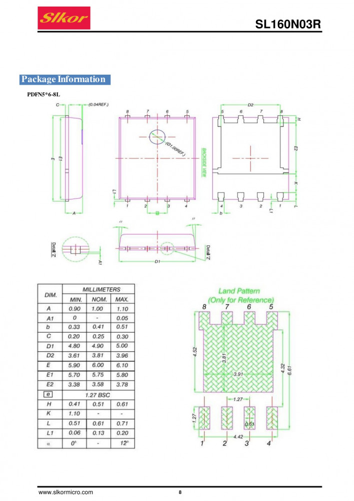 SL160N03R datasheet page 8