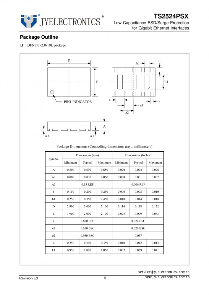TS2524PSX datasheet page 6