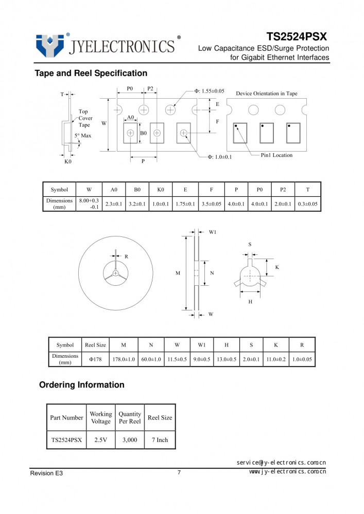 TS2524PSX datasheet page 7