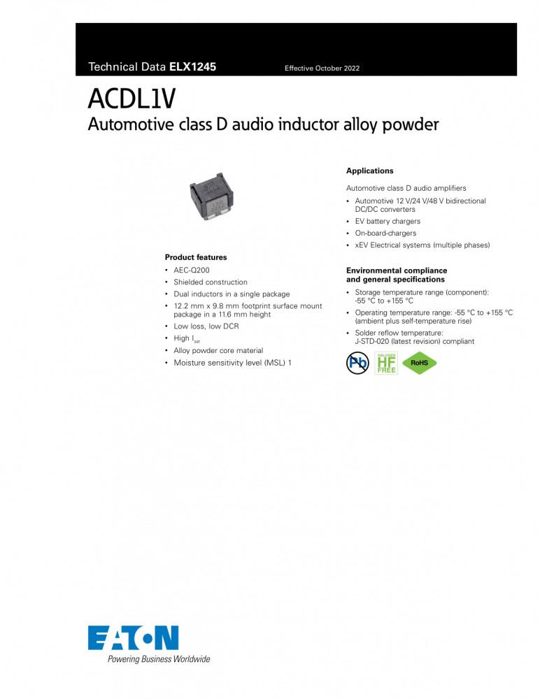 ACDL1V1004 datasheet page 1