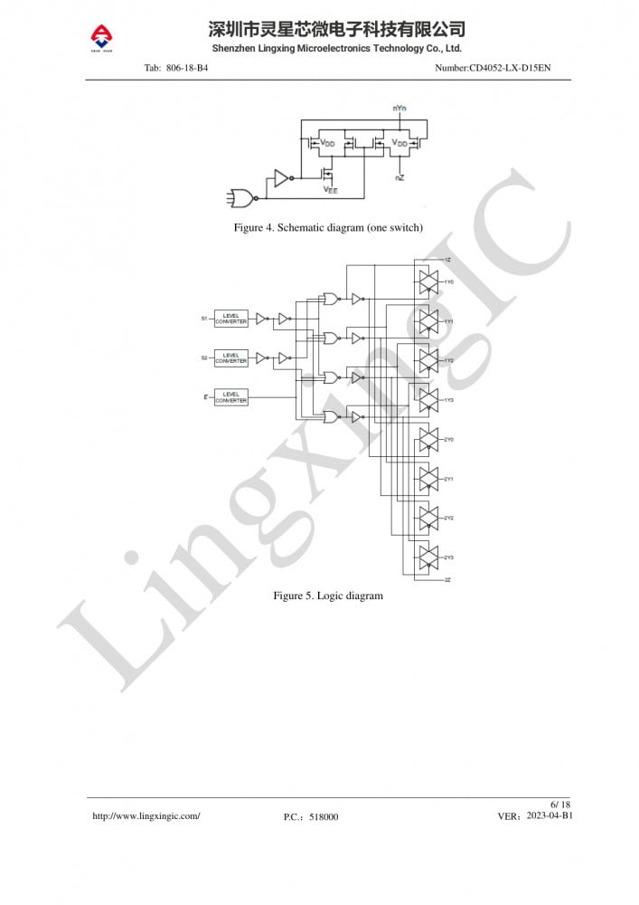 CD4052BM(LX) datasheet page 6