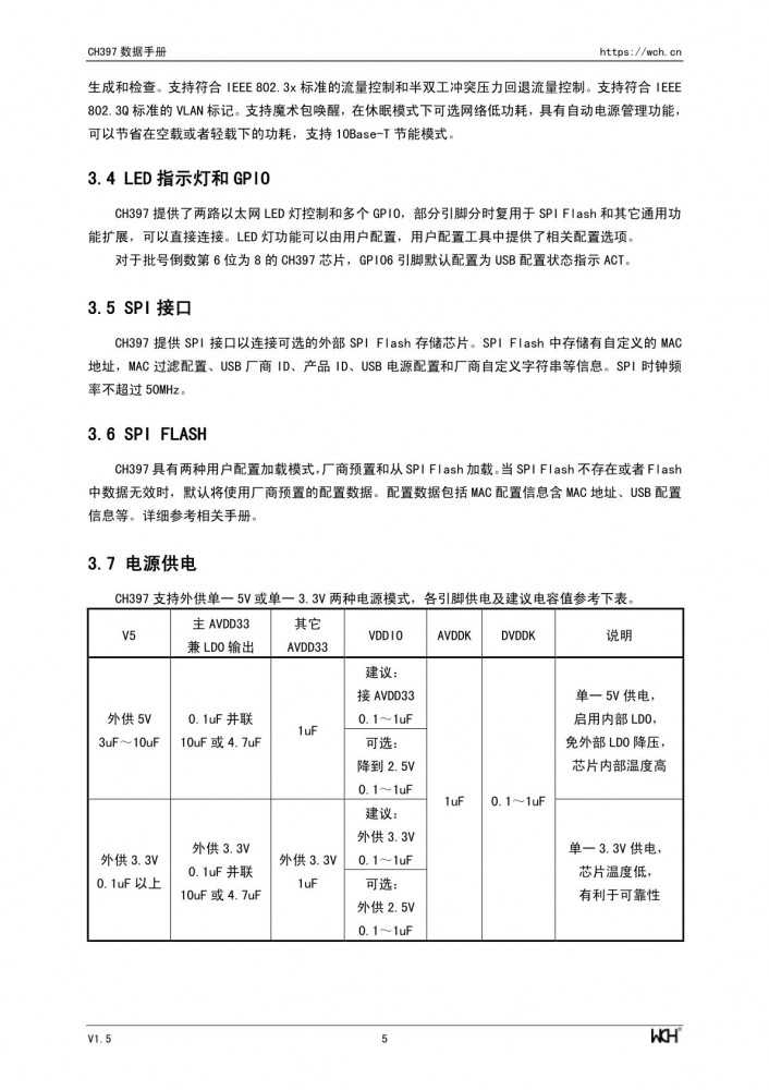 CH397 datasheet page 6