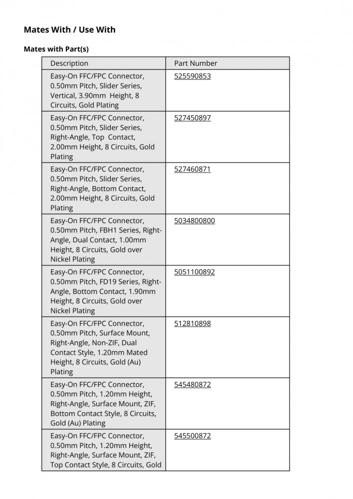 MOLEX 151200093 technical document, page 3