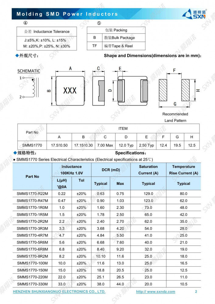 SMMS1770 technical document page 2