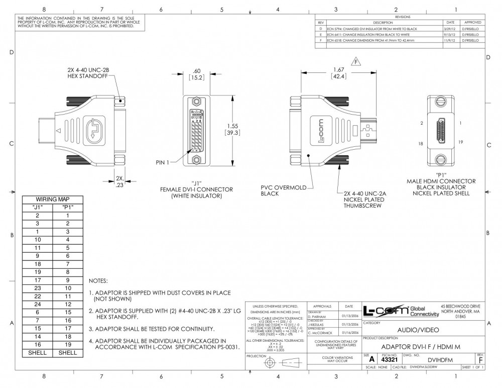 L-com DVIHDFM technical document page