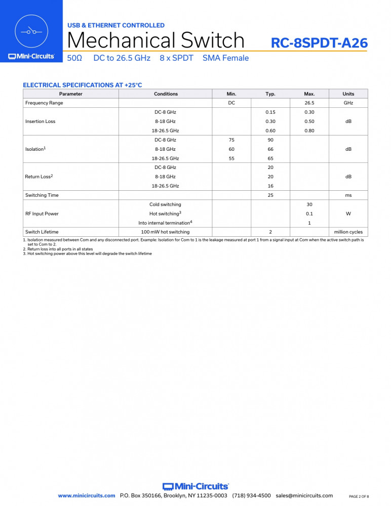RC-8SPDT-A26 document page 2